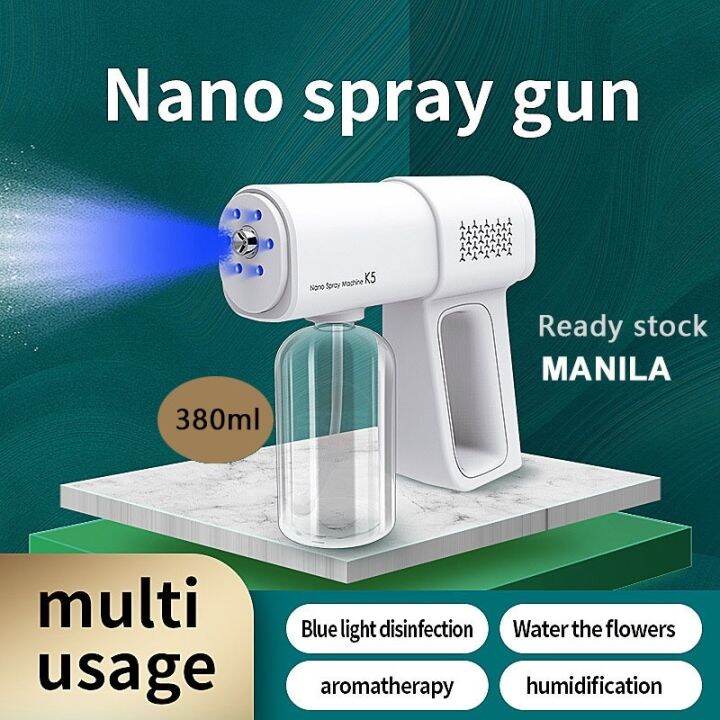 Original K5 Wireless Nano Atomizer spray Disinfection spray Gun Sanitizer spray machine | Lazada PH