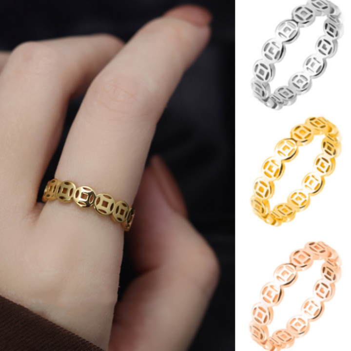 New LUCKY Ring Charm Money Catcher Coin Blessed Charm Lucky Ring Dose ...