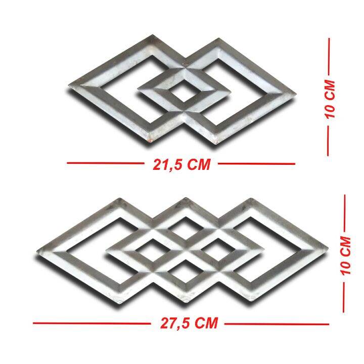 Ornamen Pagar Wajik Susun 2 & 3 Tampilan 2 sisi Bolak Balik / Wajik ...