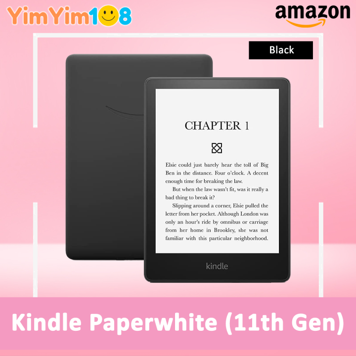 Amazon Kindle Paperwhite (11th Gen 2021) Now with a 6.8" display and ...