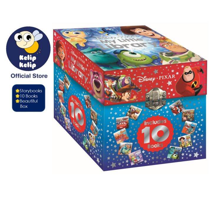 Disney Toy Story Incredibles Monsters Inc Inside Out My Little Library ...