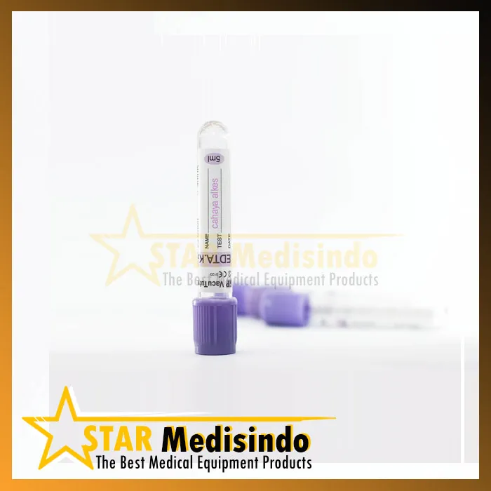 Tabung Vacutainer EDTA K3 5ml Tutup Ungu Merk GP | Vac Edta 3 ml GP ...