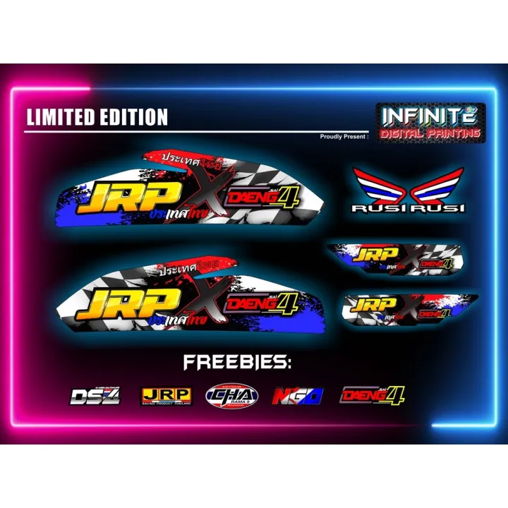 TMX RUSI PINOY SKYGO MOTOPOSH DECALS STICKER ( JRP X DAENG DESIGN ...