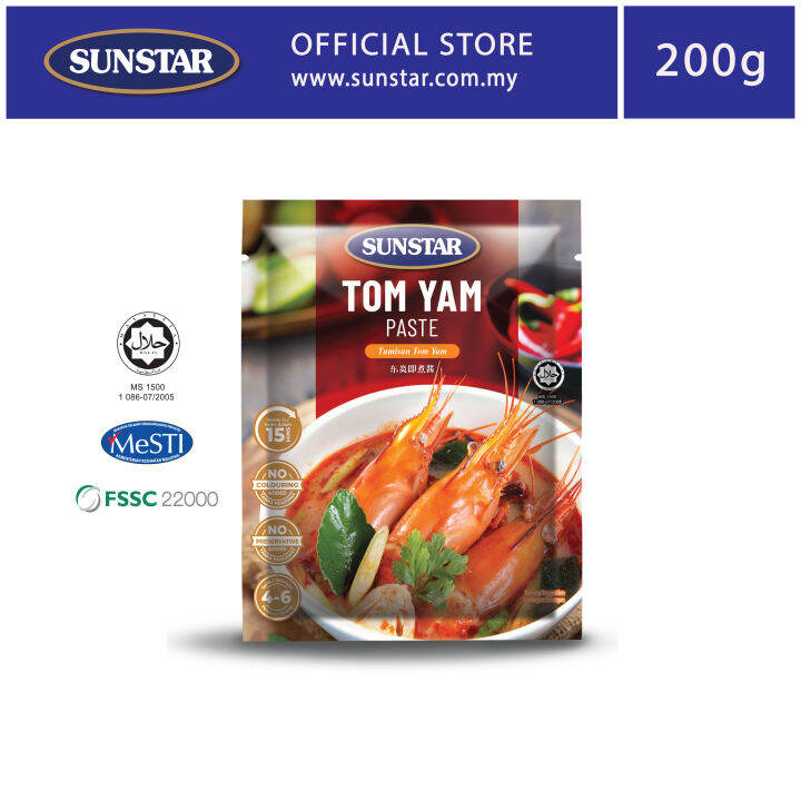 SUNSTAR Tom Yam Paste / Tumisan Tom Yam 200g | Lazada