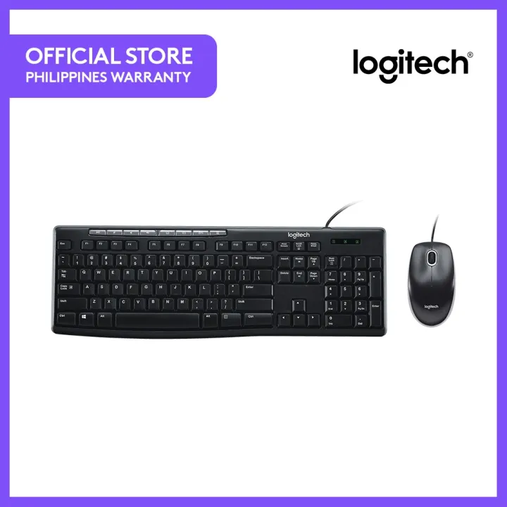 【BH】 Logitech Media Combo MK200 Full-Size Keyboard And High-Definition ...