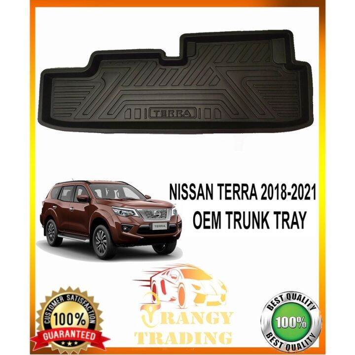 Nissan Terra 2018 to 2023 7 SEATER OEM Cargo Trunk Tray Half / Full Bendable w/ Back Seat 2021 ...