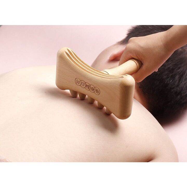 Wood Guasha Stick Scraping Rod Manual Massage for Back | Lazada PH