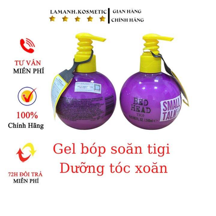 CHÍNH HÃNG - Gel TIGI 3 in 1 giữ nếp tóc xoăn và tạo phồng chân tóc uốn 240ml | Lazada.vn