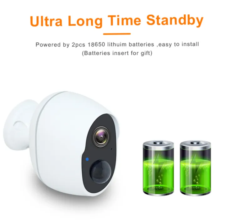 1080P Indoor Battery Wifi Camera IP Battery Security Camera Wireless ...