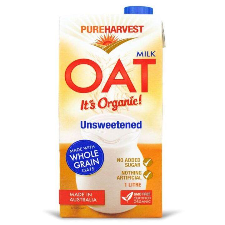 Pure Harvest Organic Unsweetened Oat Milk (1L) | Lazada PH