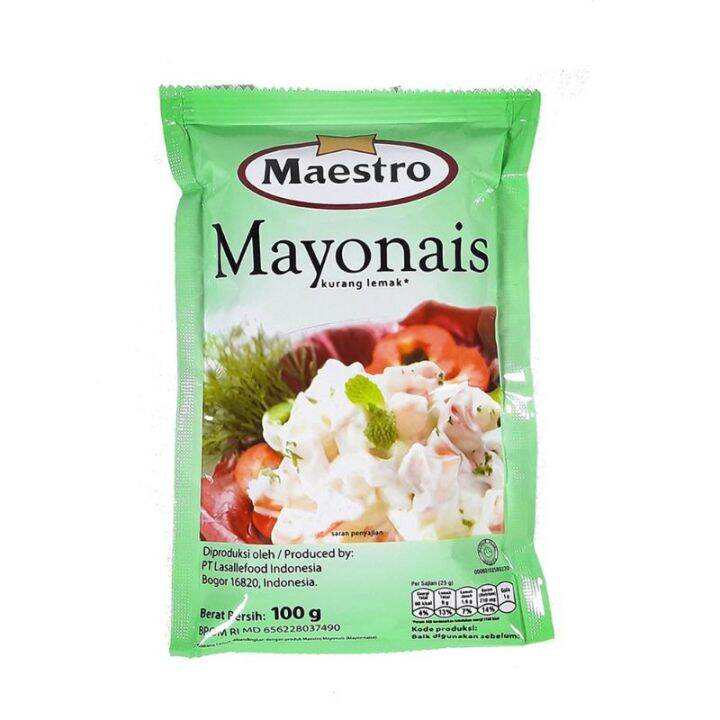 Maestro Mayonaise Original 100gr | Lazada Indonesia
