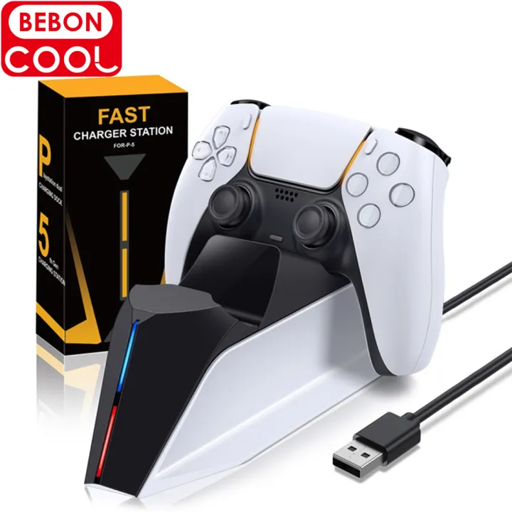 Charger สำหรับ PlayStation5 Wireless Controller Type-C USB Dual Fast ...