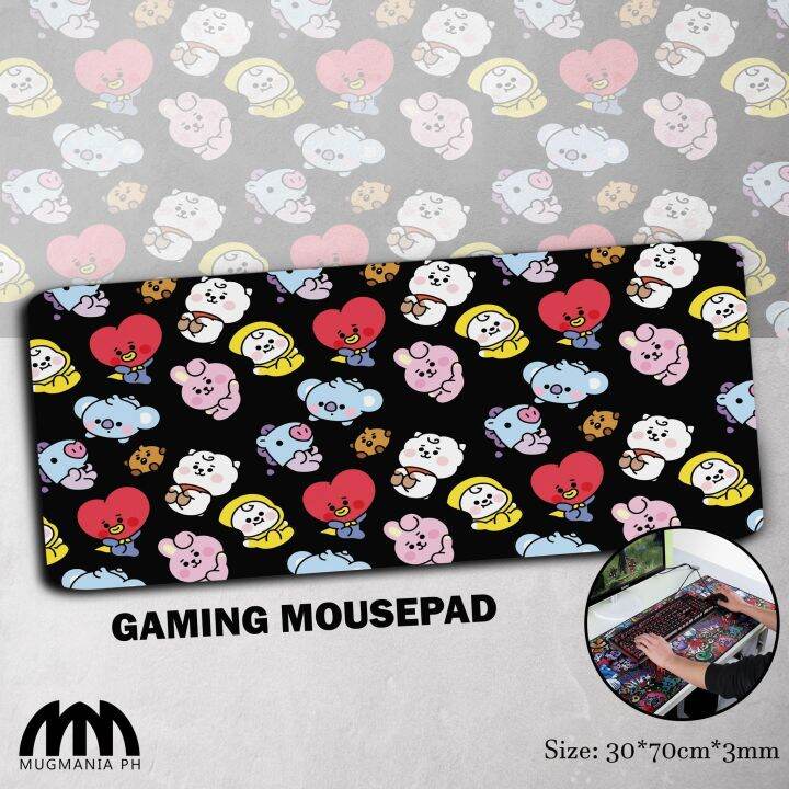 BTS x BT21 Gaming Mouse Pad - Mugmania - BT21 Character - BT21 Gaming ...