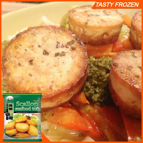 [TASTY FROZEN] Figo Scallop Seafood Tofu 干贝形海鲜豆腐 500g | Lazada