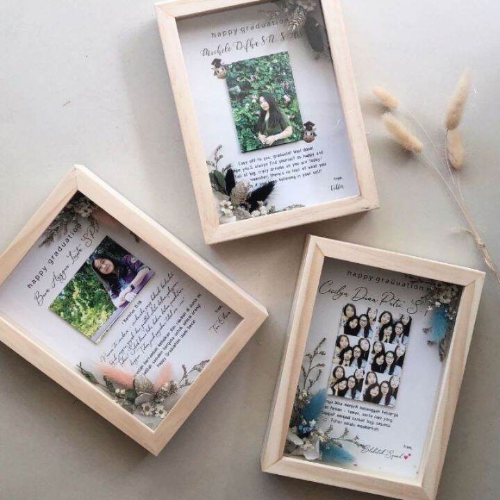 Pigura Kayu 3D 8R 20x25 Kaca Acrylic Anti Pecah Murah | Lazada Indonesia