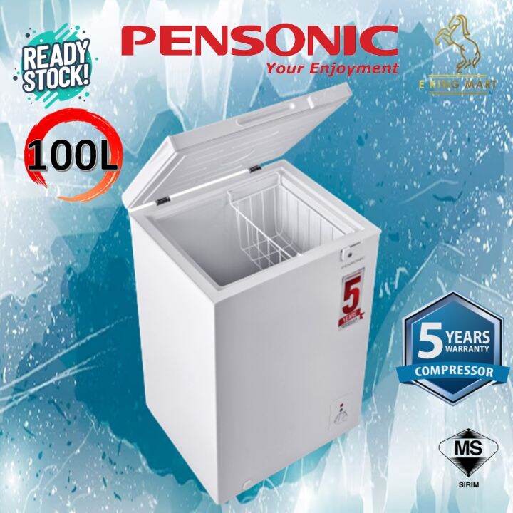 Pensonic 99L Chest Freezer PFZ-113 Deep Freezer Peti Beku | Lazada