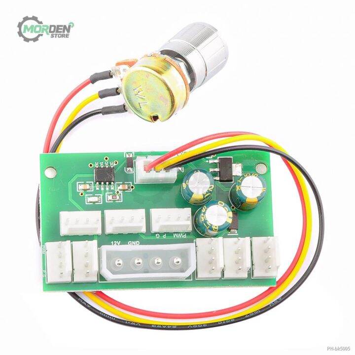 DC 12V 8Miner Fan Speed PWM Controller 8-Channel Hub High-Power Violent Fan Controller Speed ...