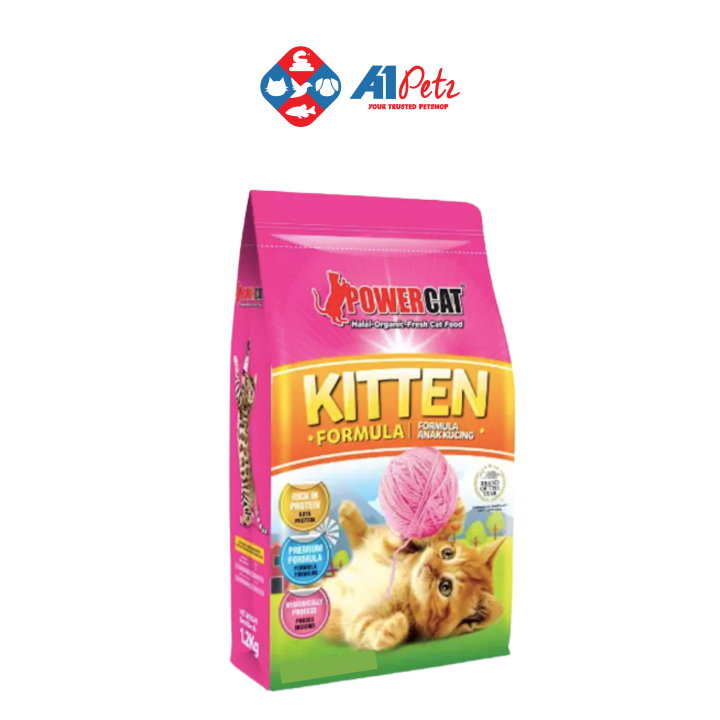 Powercat Organic Dry Cat Food - Kitten Formula ( Halal ) 7kg | Lazada PH