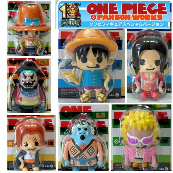 โมเดล ของแท้ One Piece x Panson Works Soft Vinyl Figure - Luffy, Boa ...