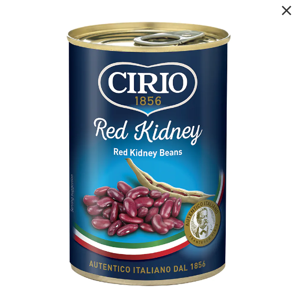 CIRIO Red Kidney Beans In Tin / Kacang Merah Dalam Tin 420gm | Lazada