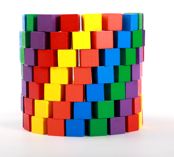 20mm & 25mm Wooden Blocks 100pcs Multicolour & Natural Wood colour | Lazada