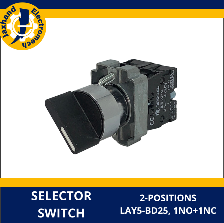 Selector Switch 2-Positions, 1NO+1NC, LAY5-BD25 | Lazada PH