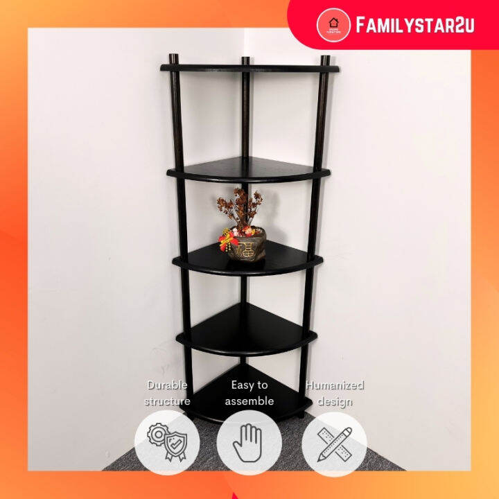️familystar2u - Corner Rack (5 tiers) | Lazada
