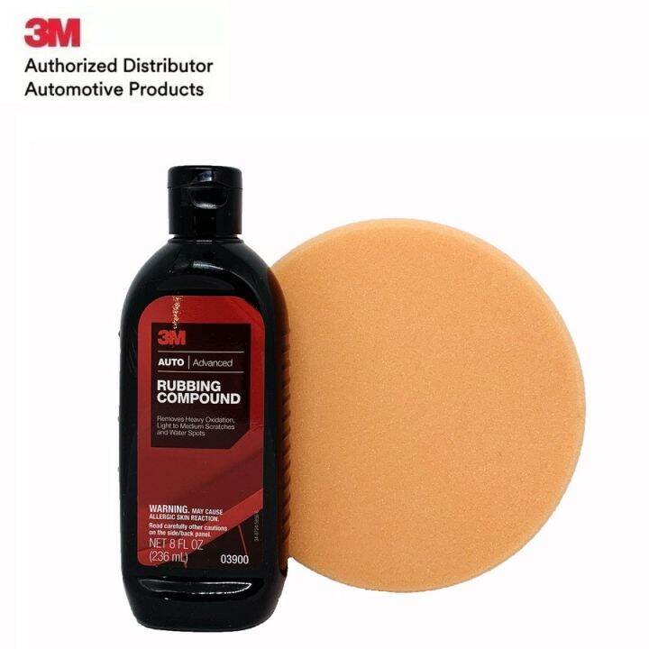 3M Rubbing Compound, Pn03900 3เอ็ม น้ำยาขัดหยาบ น้ำยาขัดลบรอย สำหรับลบ ...
