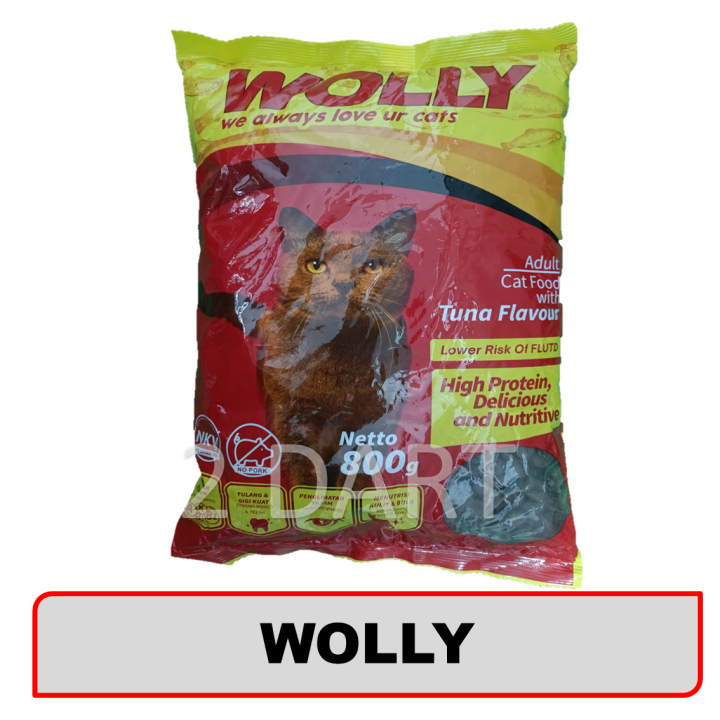 WOLLY Makanan Kucing WOLLY rasa tuna Kemasan Freshpack | Lazada Indonesia