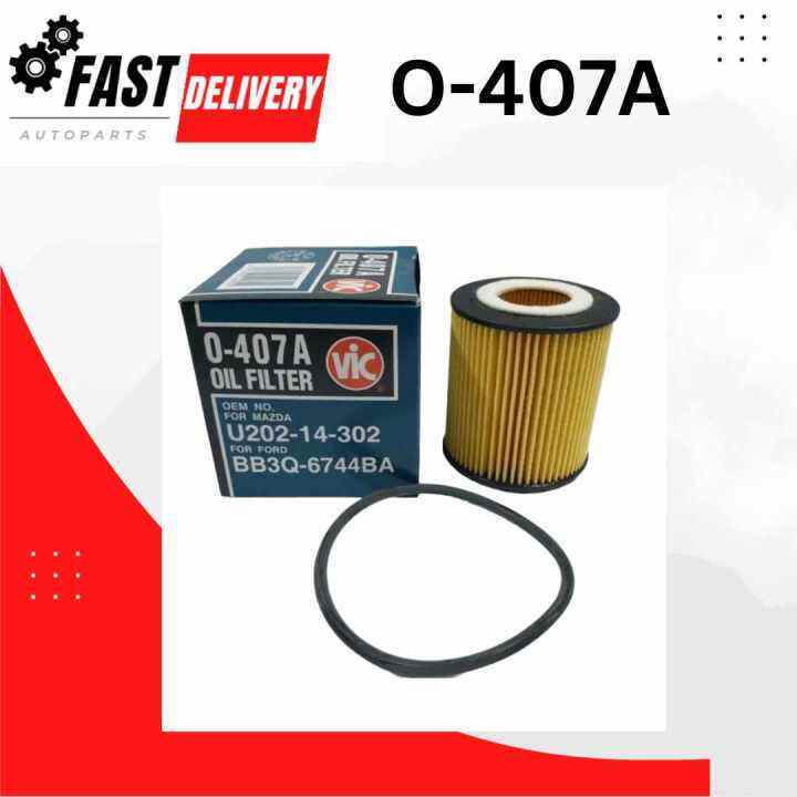 Vic Oil Filter O-407A Ford Everest / Ranger 2.2,3.2 TDCi Diesel 2012-2022/ Raptor (O407A ...