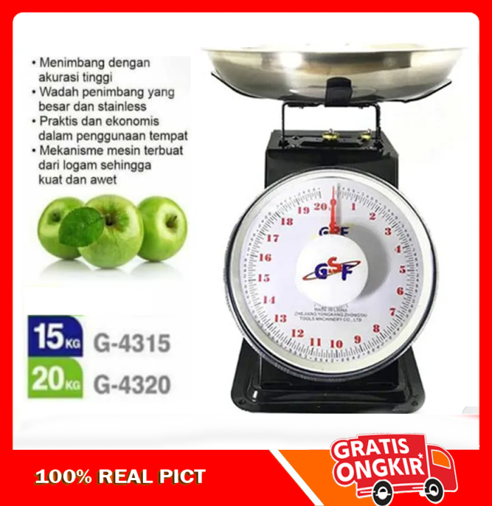 Timbangan Analog Manual 20KG GSF4320 / Timbangan Buah / Timbangan ...