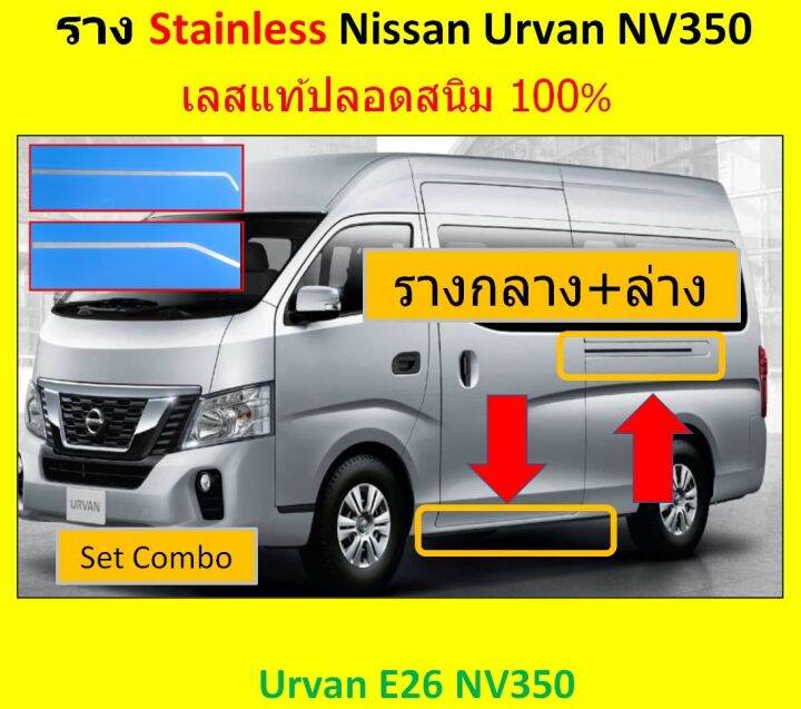 รางกลาง+ล่างรถตู้ Nissan Urvan NV350 E26 | Lazada.co.th