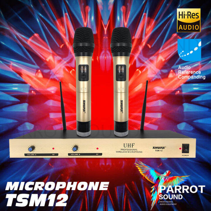 【COD】 SHURE TSM12 Wireless Microphone Professional dual-channel ...