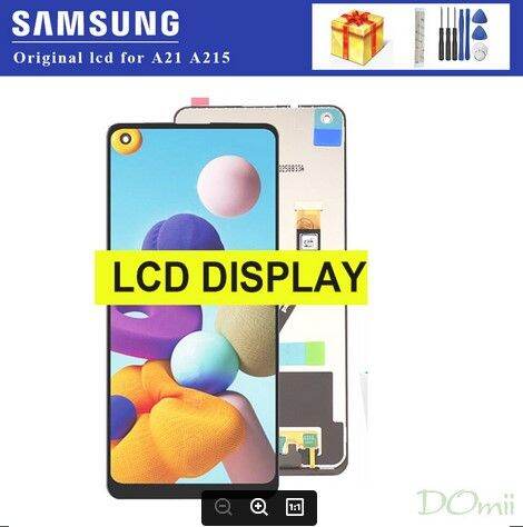 100% Original Display for Samsung Galaxy A21 A215 SM-A215U LCD Touch ...