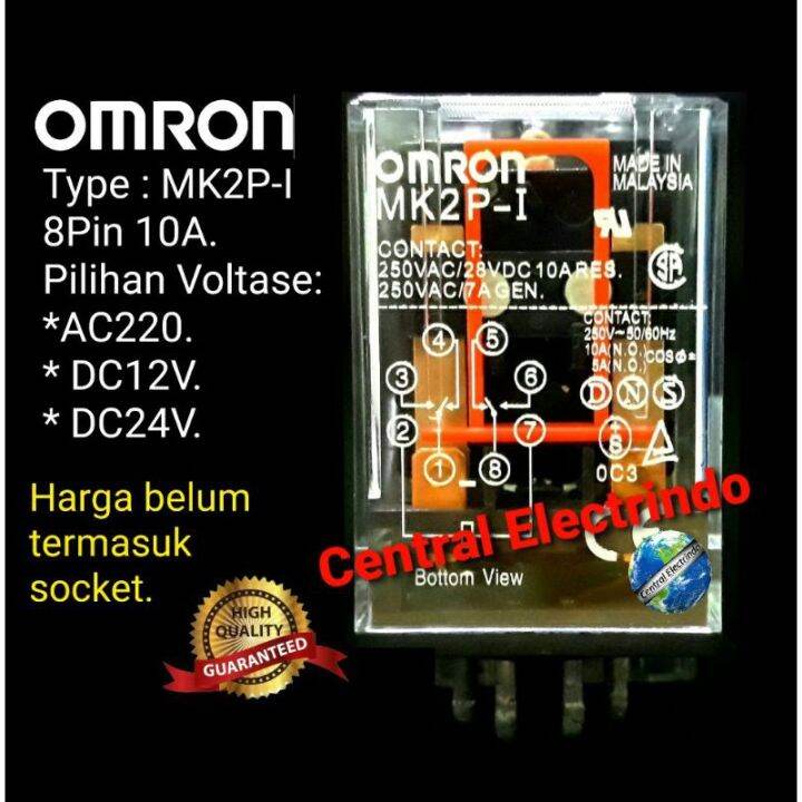 Relay Omron MK2P-I 8Pin 10A | Lazada Indonesia