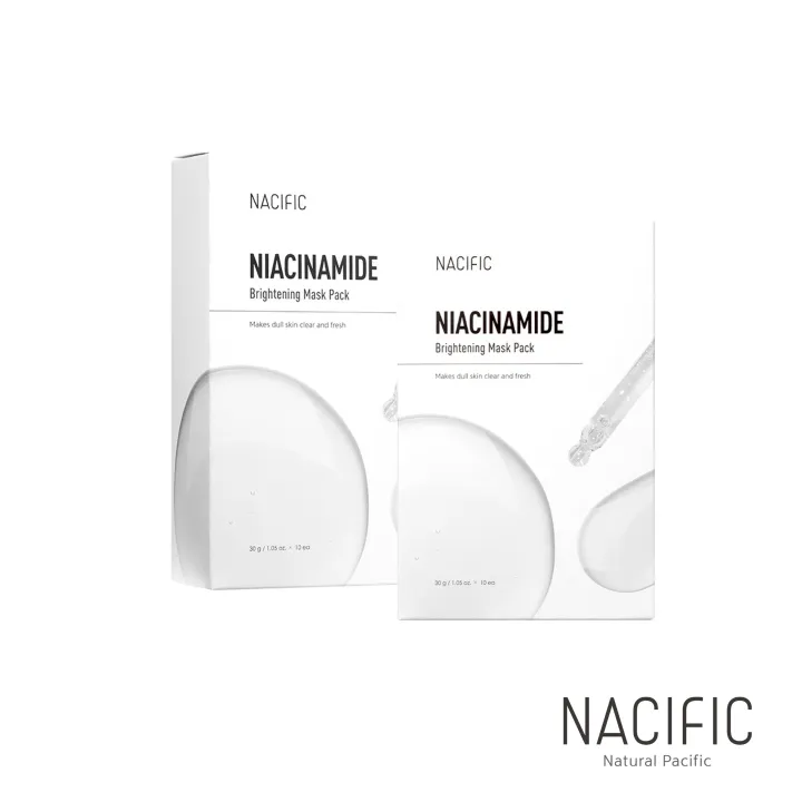 NACIFIC Niacinamide Brightening Mask 1ea 30g [Skincare, Korean, Sheet ...