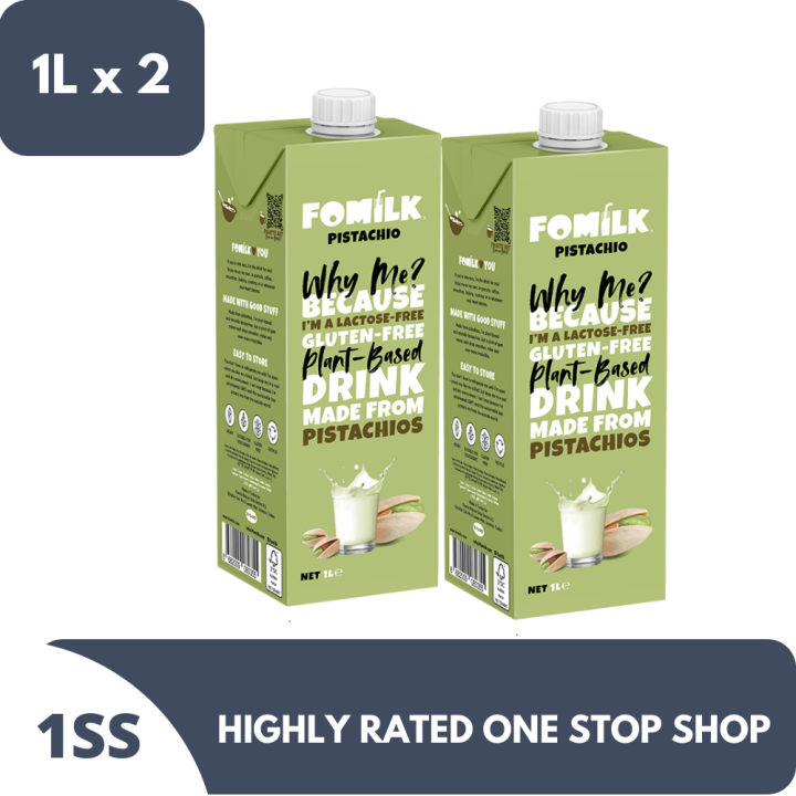 Fomilk Plant Based Pistachio Milk 1L x 2 | Lazada PH