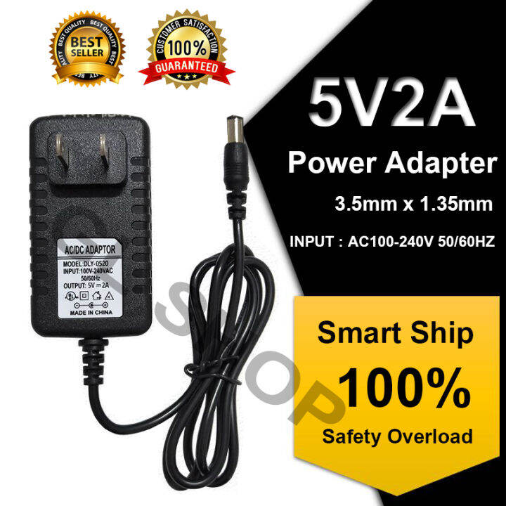 อะแดปเตอร์ Adapter 5V 2A 1A (DC 5.5*2.5MM) สำหรับ IP CAMERA,HUB USB ...