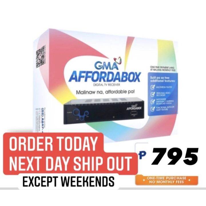 GMA AFFORDABOX / BOX TV Digital Receiver Afford Box | Lazada PH