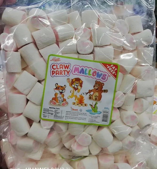 MARSMALLOWS (pink&white) 680grams/pack, Best for baking, hotdog-mallows ...