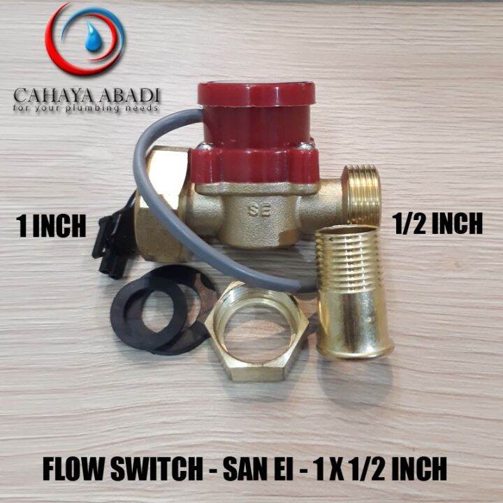 OTOMATIS POMPA AIR - SAN EI - 1 X 1/2 INCH - WATER FLOW SWITCH - SAN-EI ...