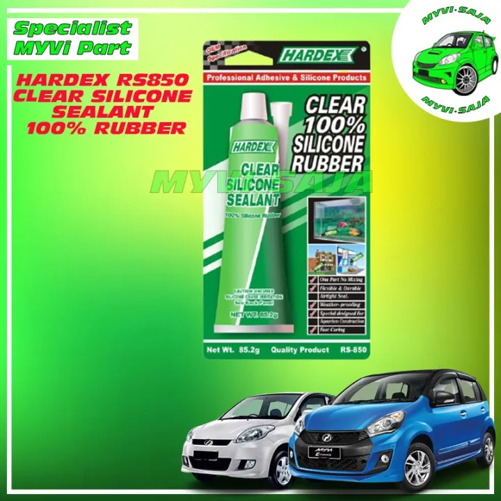 HARDEX RS850 CLEAR SILICONE SEALANT 100% RUBBER | Lazada