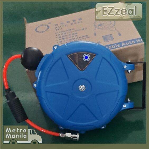 10m Auto Rewind Air Hose Spring Loaded Automatic Rewind Retractable ...