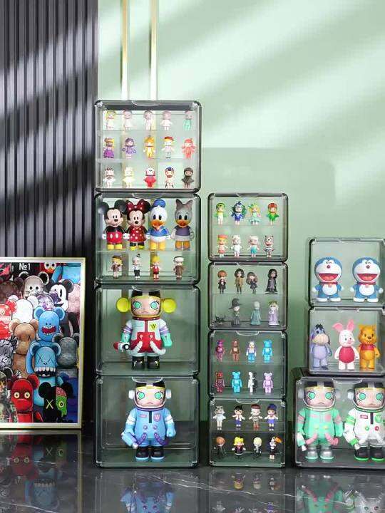 GGMM Blind Storage Display Stand Magnetic Acrylic Dustproof Doll Doll ...