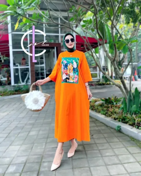 MIDI DRESS MODEL SABLON TERBARU VIRAL | Lazada Indonesia