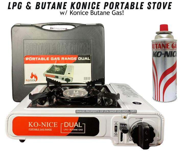 LPG & Butane Portable Stove Ko-nice with Konice Butane Gas 250g | Lazada PH