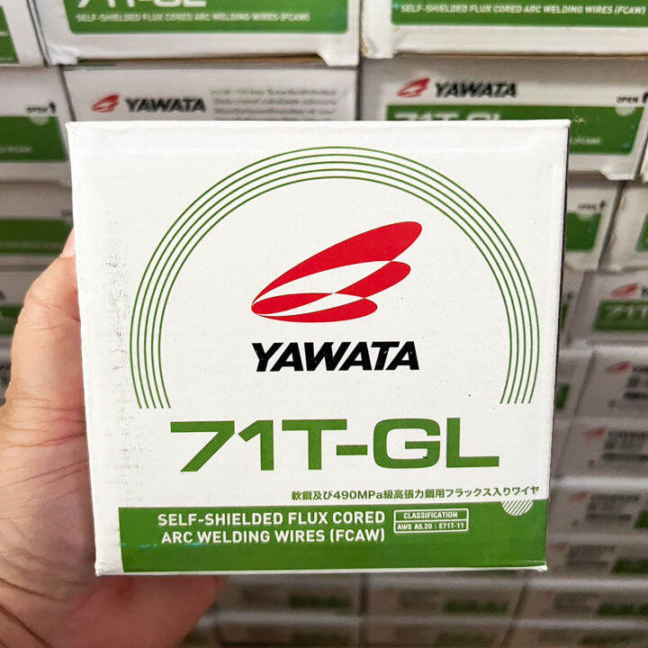 YAWATA ลวดเชื่อม ยาวาต้า ฟลักซ์คอร์ ไม่ใช้แก๊ส รุ่น 71T-GL ขนาด 0.8 และ 1.0 มม (ม้วนละ 1 กิโล ...