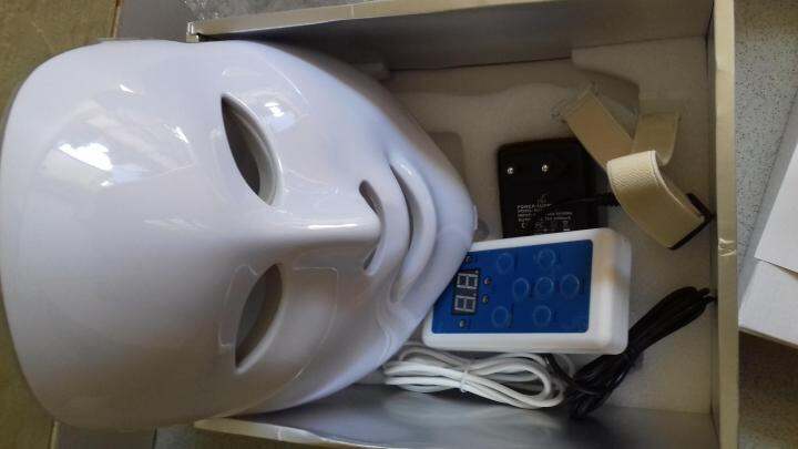 Topeng teraphy wajah facial PDT mask LED 7 colour barang import ...