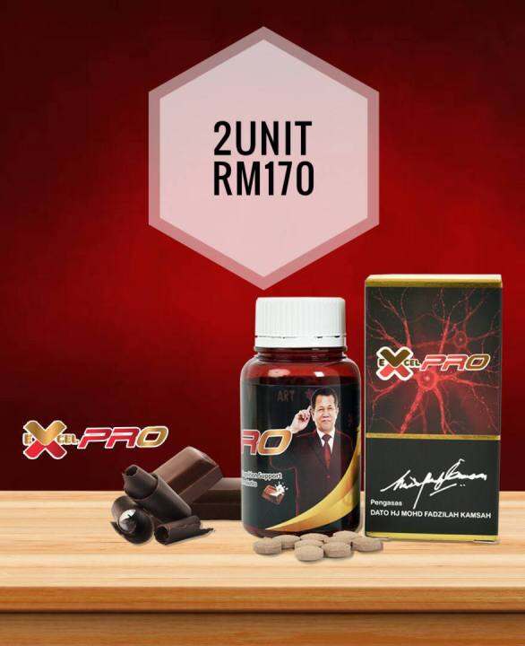 2 Botol Excel Pro Vitamin Makanan Tambahan 120 Bijibotol Produk Khas Dato Dr Haji Mohd