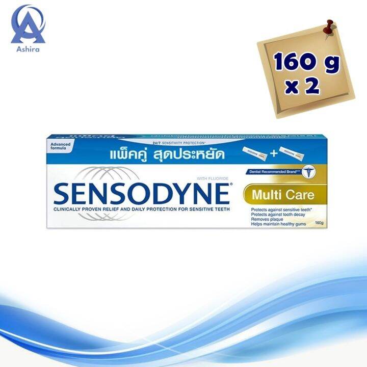 Sensodyne Toothpaste Toothpa Multicare 160 g Twin Pack Toothpaste ...